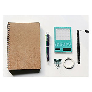 DSTELIN Soft Cover Spiral Notebook Journal, Coofficer Blank Sketch Book Pad, Wirebound Memo Notepads Diary Notebook Planner with Unlined Paper, 100 Pages/ 50 Sheets, 7.5 "x 5.1" (Brown)