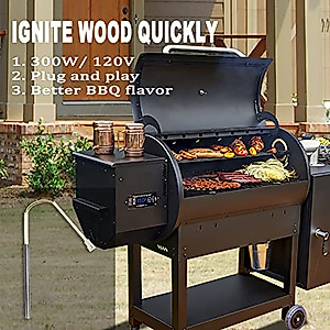 Replacement Hot Rod Ignitor Kit, Compatible with Louisiana Wood Pellet Grill,120V 300W 215L