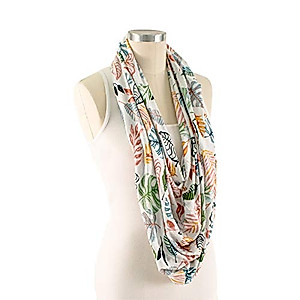 Bebe au Lait 5-in-1 Multi-Use Cover: Nursing Covers for Breastfeeding, Infinity Scarf, Nursing Shawl, Car Seat Cover, Shopping Cart Cover, Carrier Cover, Privacy Nursing Cover - Tropicana
