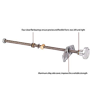 Compound Slide Table, MYSWEETY Worktable Milling Working Cross Table Milling Machine Compound Drilling Slide Table For Bench Drill Adjustme X-Y