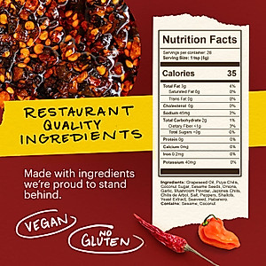 Momofuku Extra Spicy Chili Crunch by David Chang, (5.3 Ounces), Oil with Crunchy Garlic and Shallots, Crisp for Cooking as Sauce or Topping