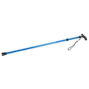 Dilwe Walking Stick, Telescopic Anti-Skid Trekking Pole Collapsible Hiking Poles Folding Walking Cane for Outdoor Camping Hiking Mountain Camping Mountain Climbing Tools(Blue£©