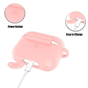 Felicey AirPods Pro Case, AirPods 3 Soft Silicone Full Protective Shockproof Cover for AirPods Pro (Front LED Visible)