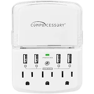 CCS25667 - Compucessory Wall Charger Surge Protector