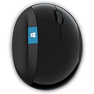 Microsoft Sculpt Ergonomic Mouse (L6V-00001) (Renewed)