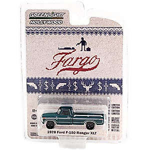 1978 Ranger XLT Pickup Truck Dark Green Fargo (2014-2020) TV Series Hollywood Series Release 35 1/64 Diecast Model Car by Greenlight 44950 E