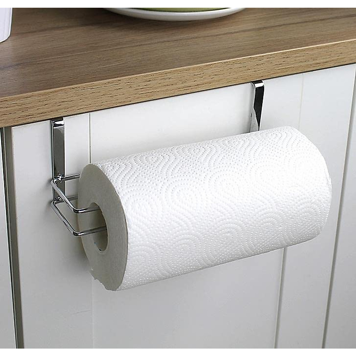 Paper Towel Holder Cabinet Door Back Hanging Paper Towel Holder Stainless Steel Rust Free