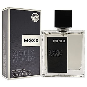 Mexx Simply Woody Eau de Toilette Spray, 1.6 Fl Oz