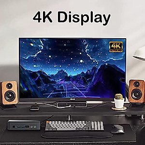 Intel NUC 11, NUC11ATKC4 Mini PC 16GB DDR4 RAM & 512GB SSD Versatile Computers with Intel Celeron N5105 Processor, Support HDMI Dual 4K UHD/Bluetooth v5.2/Windows 11 Pro preinstalled