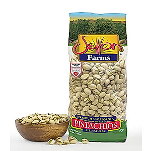 Setton Farms Premium Pistachios, Dry Roasted with Sea Salt, 3lb Bag (48 oz)