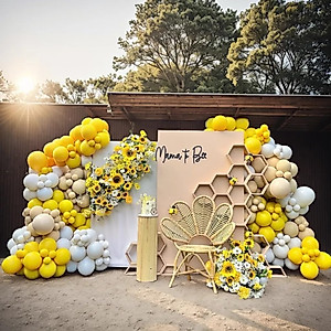 White Balloons Double White Sand Stuffed Balloons White Balloons Different Sizes 18 12 5 Inch for Garland Arch White Balloons Arch Kit For Neutral Baby Shower Bridal Wedding Birthday Party Decor