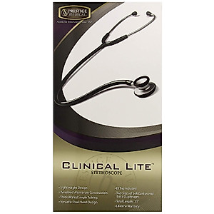 Prestige Medical Clinical Lite Stethoscope, Navy , 31 Inch (Pack of 1)