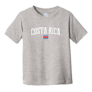 Costa Rica toddler soccer T-shirt national team for boys girls kids Costa Rican