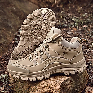 Fheaven_Women shoes Men's Winter Boots Waterproof Rain Boots,Fheaven Non-Slip Ankle Snow Boots,Hiking Outdoor Boot