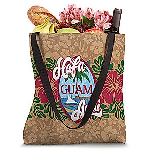 Guam Bags Chamorro Hibiscus Flower Guamanian Gifts Hafa Adai Tote Bag