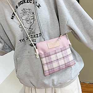 MININAI 4PCS Aesthetic College Backpack Set with Plushies Kawaii Large Backpack 15.6" Laptop Preppy Daypack Cute Backpack (Green,One Size)