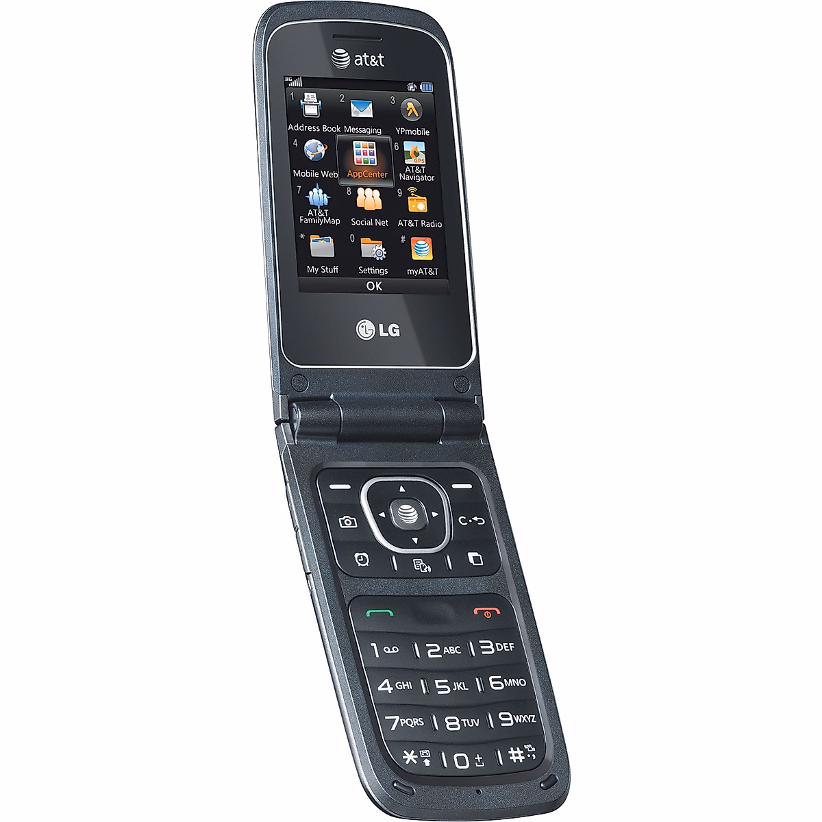 LG A340, Silver (AT&T)