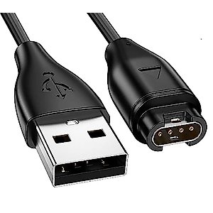 Garmin Fenix 5/5S/5X/Plus/6/6S/6X/Pro Charger, Ankky Replacement USB Data Sync Charging Cable Wire 3.3ft for Garmin Fenix 5/5S/5X/Forerunner 935/Quatix 5/Quatix 5 Sapphire/Vivoactive 3 Watch, Black