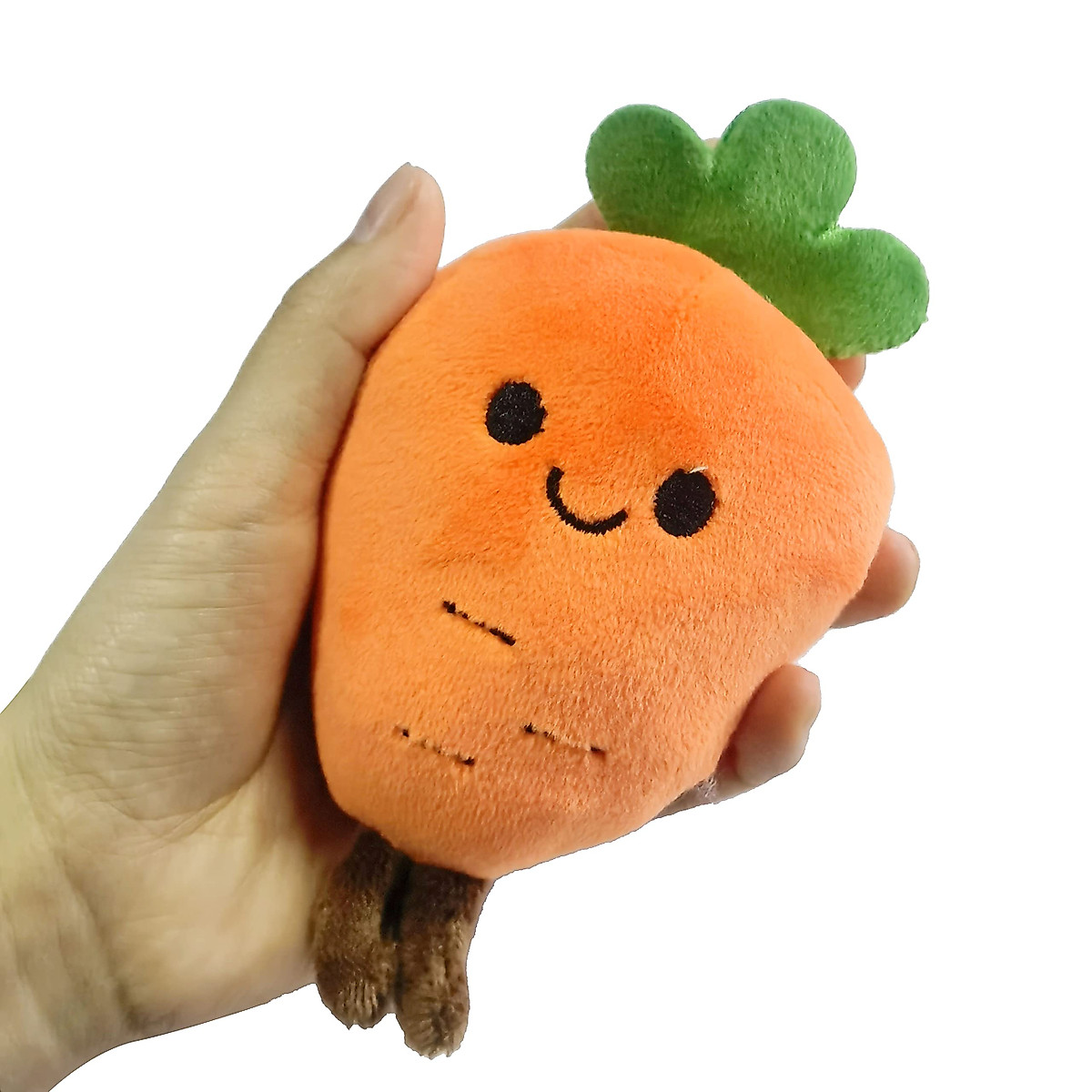 Cherislpy 7 Pcs Easter Plush Basket Goodie Bags Stuffers Plushies Playset Basket Fillers Toys for Party Favor, Plush Easter Bunny Eggs for Kids