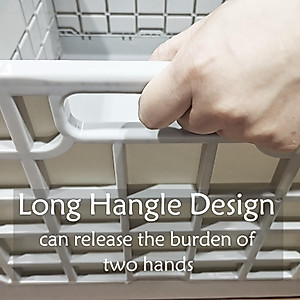 PTEREIW 21.5 Gallon(80L) Large Plastic Storage Totes, Stackable Storage Bin with Lid, Heavy Duty Plastic Container,Rugged Garage Organizer Container and Lidded Storage Basket(Grey)