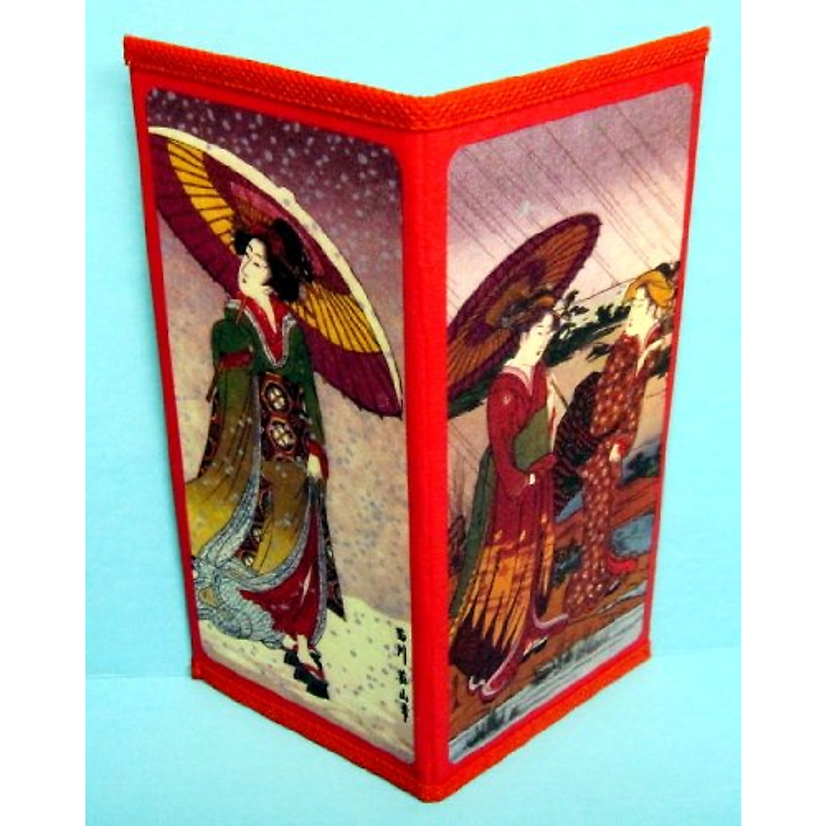 Set of 4 Japanese Rice Paper Wallets Style Group"A"