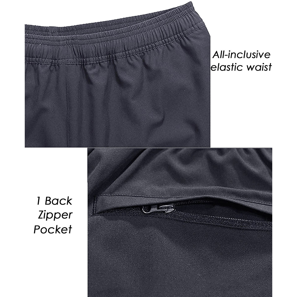 XinYangNi Men's Casual Lightweight Shorts Quick Dry Outdoor Hiking Fishing Travel Camping Shorts Navy US 39-40