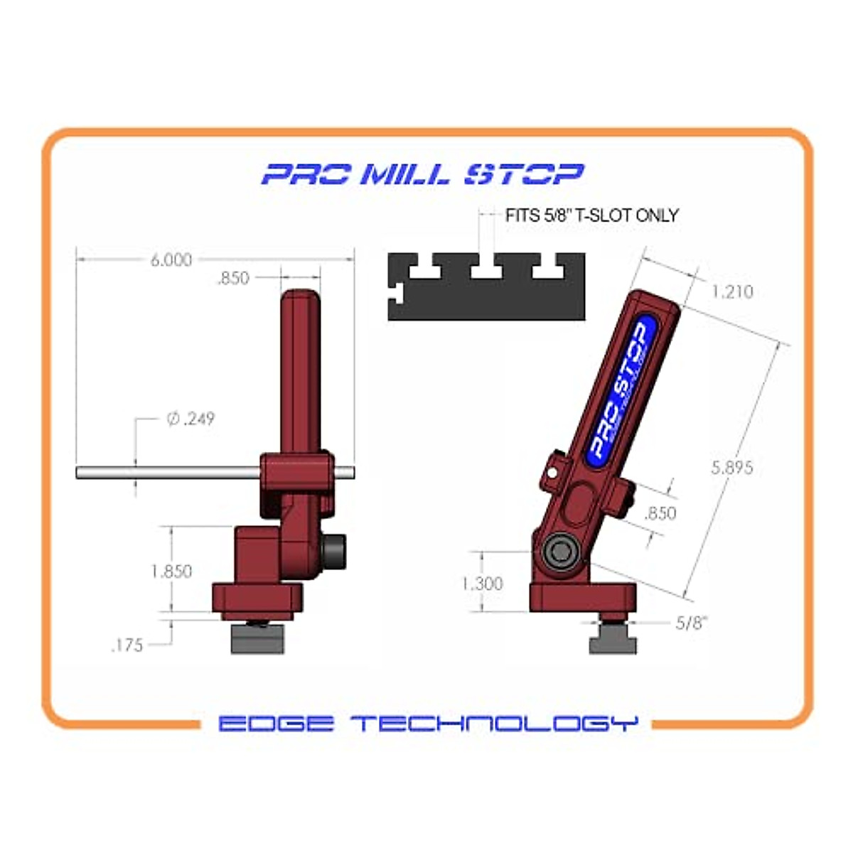 Edge Technology Pro Mill Stop