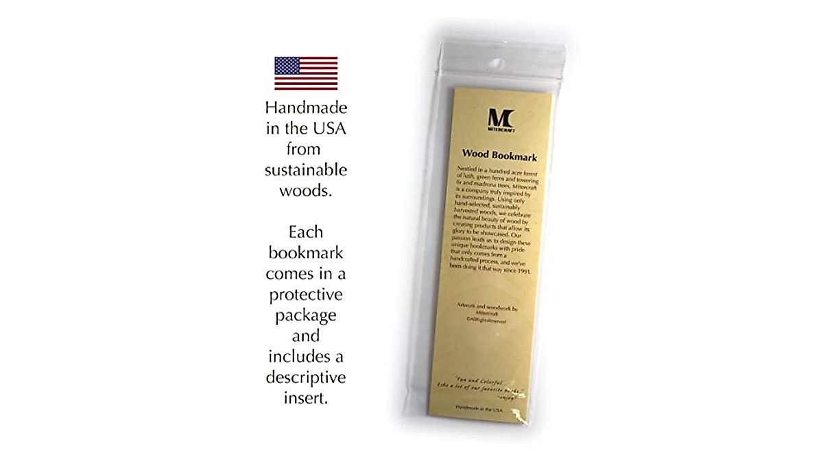Personalized Nashville Skyline Wooden Bookmark | Handmade in USA