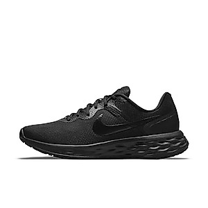 NIKE Men's Race Sneaker, Black Black Dk Smoke Grey, 10