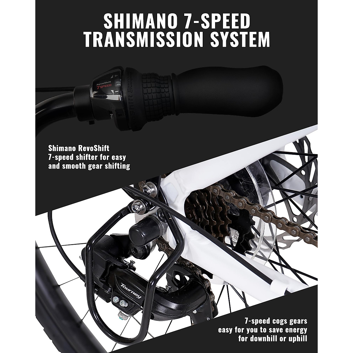 Hyper 700C 36V MIDDRIVE WH