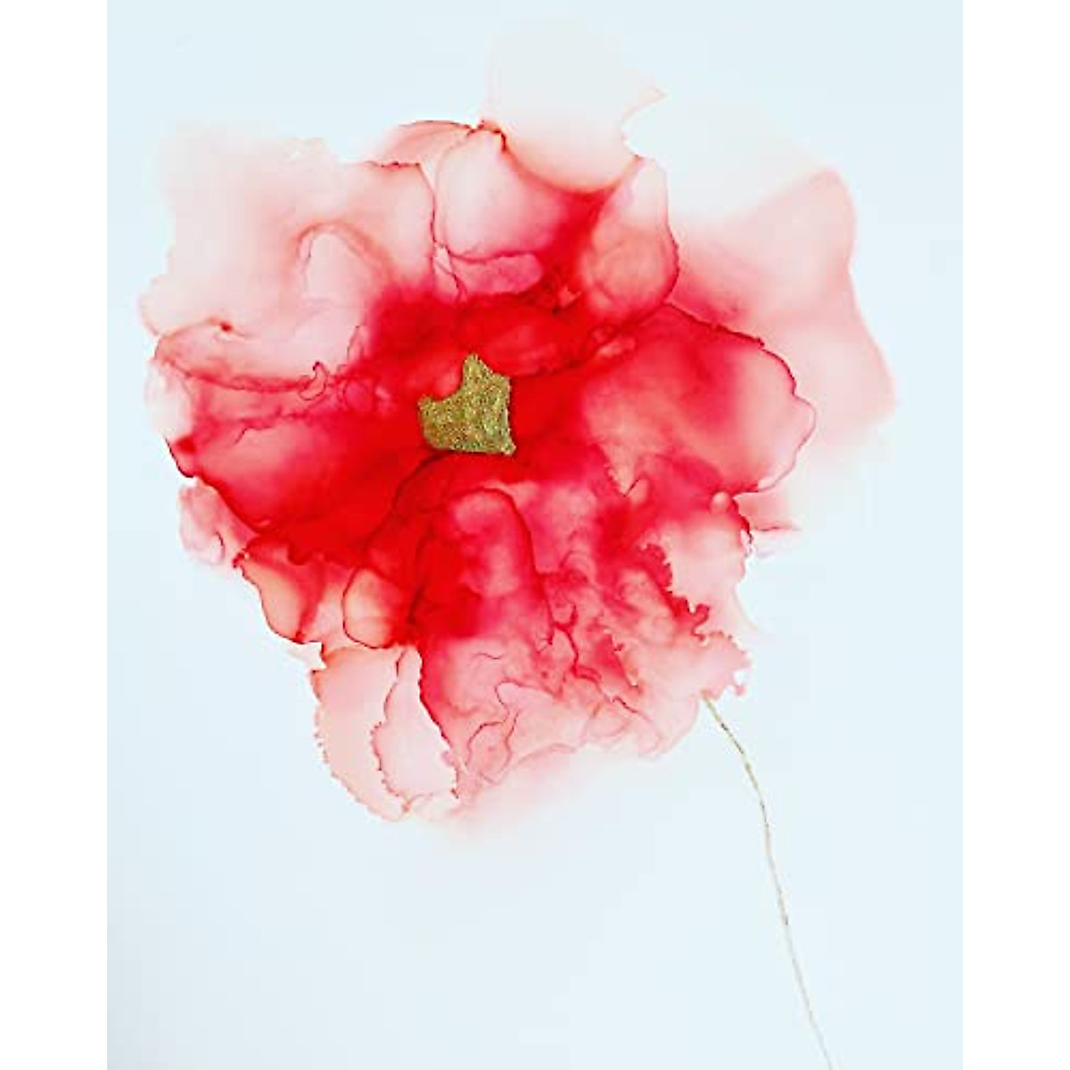 Alcohol Ink Synthetic Paper & Watercolor - Non-Absorbent, Heavy Weight & Tear Resistant - Easily Wipes Off for Reusable Art Paper - Flexible Bright White EVO 9x12 Inch (10 Sheets)