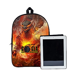 T.U. Unisex Backpack Cartoon Backpacks 3D Printed Anime Daypacks Travel Bags Teen 4-One Size