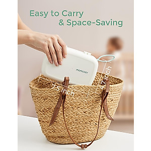 Momcozy Bottle Brush Set - Baby Bottle Cleaner Kit with Silicone Brush, Nipple Brush, Straw Brush, Soap Dispenser, Drying Rack - 7 in 1 Bottle Cleaning Tool for Home and Travel, Green