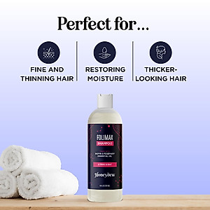 Biotin and Rosemary Shampoo for Thinning Hair - Sulfate Free Biotin Shampoo for Men with Hair Thickening Essential Oils - Deep Cleansing Volumizing Shampoo for Thin Hair with Zinc and Tea Tree Oil