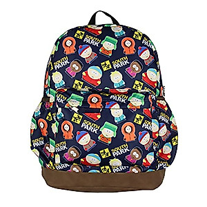INTIMO South Park Stan Kyle Cartman Kenny Butters Token School Travel Backpack Book Bag