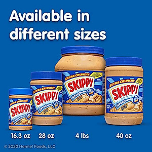 Skippy Peanut Butter, Super Chunky, 80 oz (2 ct)