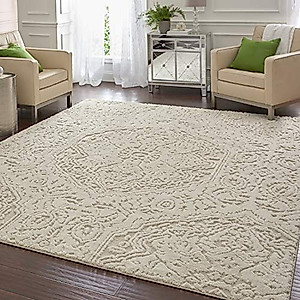 Mohawk Home Cream Francesca Area Rug, 5'x8'
