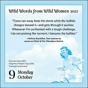 Wild Words from Wild Women 2023 Day-to-Day Calendar: Inspiring and irreverent quotes from the world's most famous and infamous women