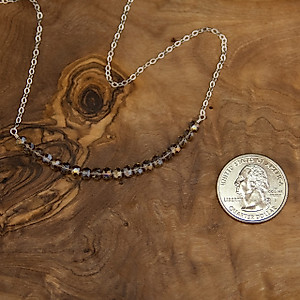 EFYTAL 20th Birthday Gifts for Women, Sterling Silver Beaded Necklace, 20th Birthday Decorations, Gifts for 20 Year Old Female