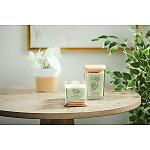 Yankee Candle Energizing Grapefruit & Rosemary Well Living Collection Large Square Candle, 19.5 oz.