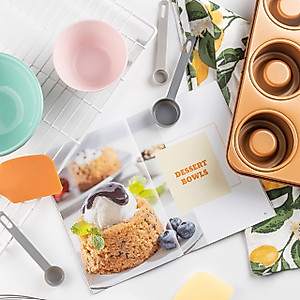 COOK'S CHOICE 2-In-1 Better Baker Edible Food Bowl & Muffin Maker- Simply Flip to Bake six 3" Bowls or Cupcakes- Stainless Steel Non-Stick Bakeware Pan - Perfect for Appetizers & Desserts