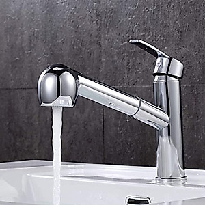 GOTOTOP Kitchen Faucet Bathroom Tap 3-Functions Pull-Out Faucet Nozzle Sink Faucet Spray Head Sprayer Spout Setting Replacement Part Hot for Personal Hygiene