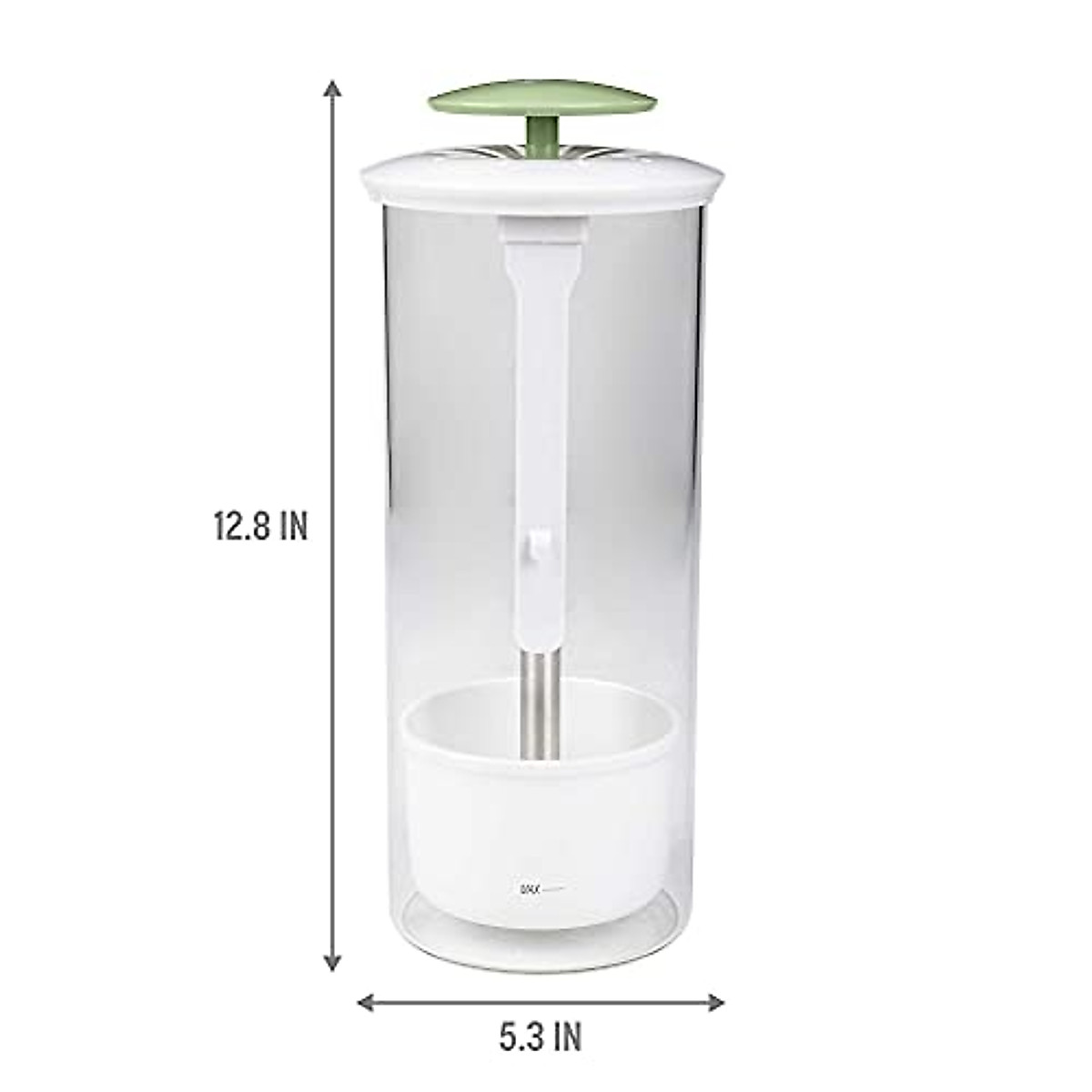 Goodful Herb Keeper Preserver, Designed for Optimum Breathable Airflow for Maximum Freshness, Water Line Ensures the Use of the Right Amount of Water, Stores in your Refrigerator