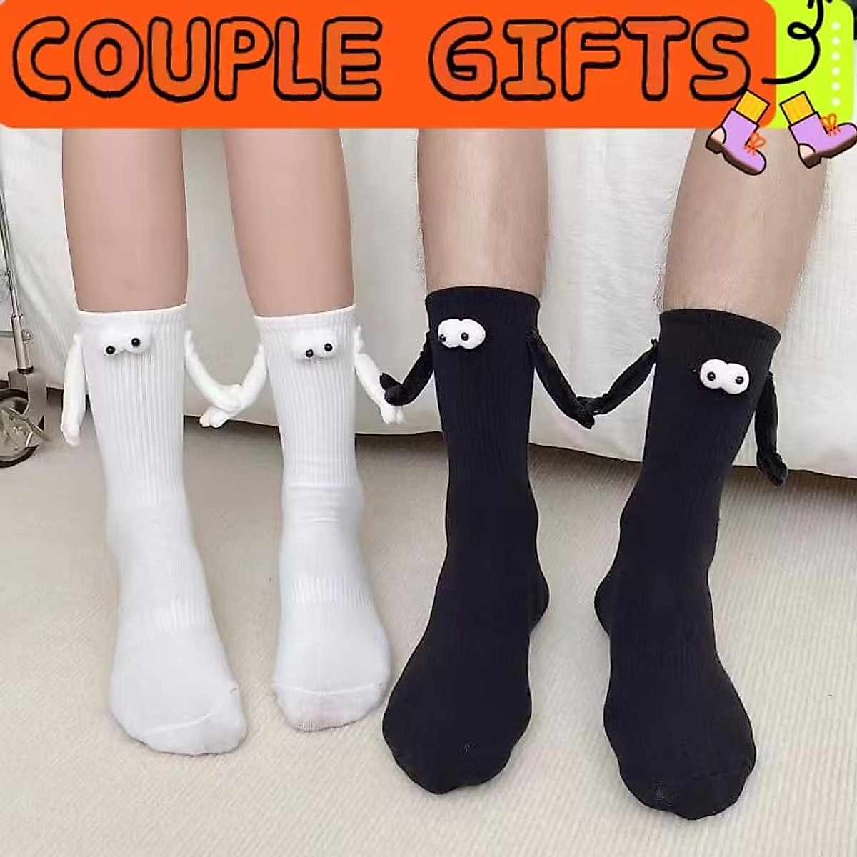 SLOUFIOL Holding Hands Cute Socks Magnetic Connection Doll Funny Christmas Birthday Gifts Idea