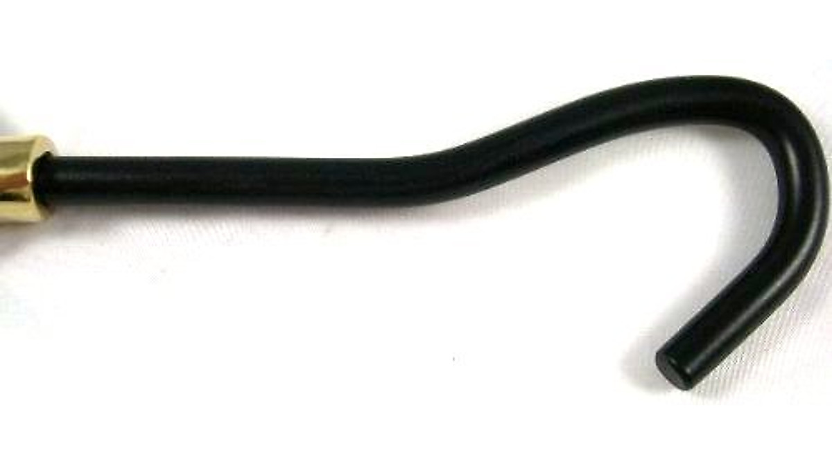 Metal Fireplace Damper Pull with Brass Handle