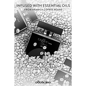 O BOTICARIO Coffee Duo Man Eau de Toilette, Long Lasting Fragrance Cologne for Men, Fresh Spice Scent, 3.4 Ounce