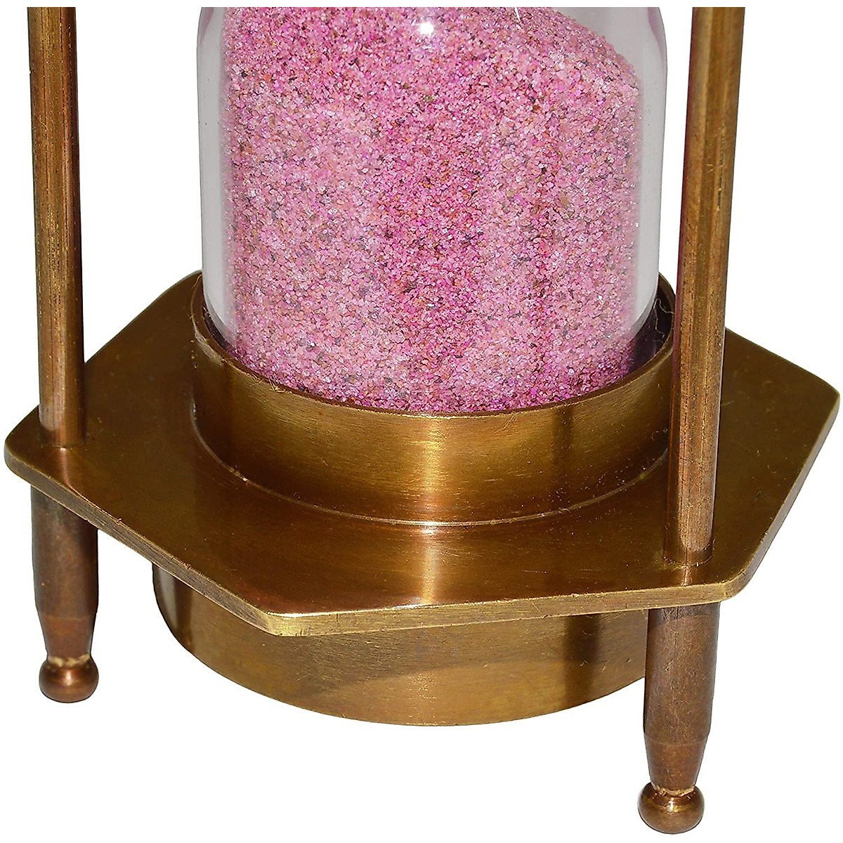 Antique Brass 5 inches Sand Timer, 5.75'' Brass Pirate Hourglass.