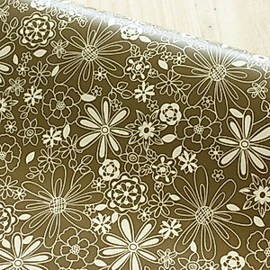 Yifely Petal Tabletop Protect Paper PVC Shelf Liner Self-Adhesive Entryeway Shoes Storage Cabinet Decor 17.7 Inch by 9.8 Feet