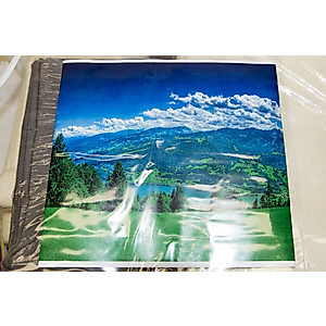 10-Pack Clear Vinyl Zippered Comforter Storage Bags 13 x 19.5 x 6.5 Inch with 9 x 9 Insert Pocket and Display Cutout