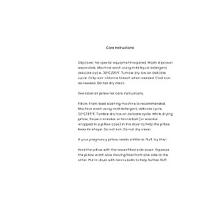 Boppy Side Sleeper Pregnancy Pillow with Removable Jersey Pillow Cover | Gray Falling Leaves | Compact, Stay-Put Design | Prenatal and Postnatal Positioning